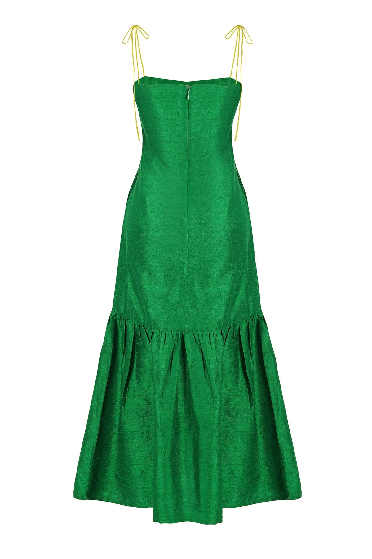 Green Marbella Silk Dress (Pre-Order) by Hess