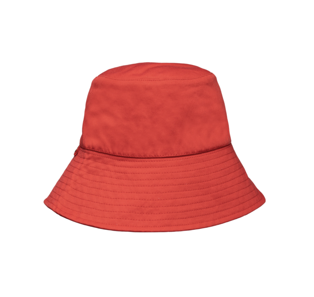 Berry Red Island Cove Bucket Hat by Lorna Murray | HerStory