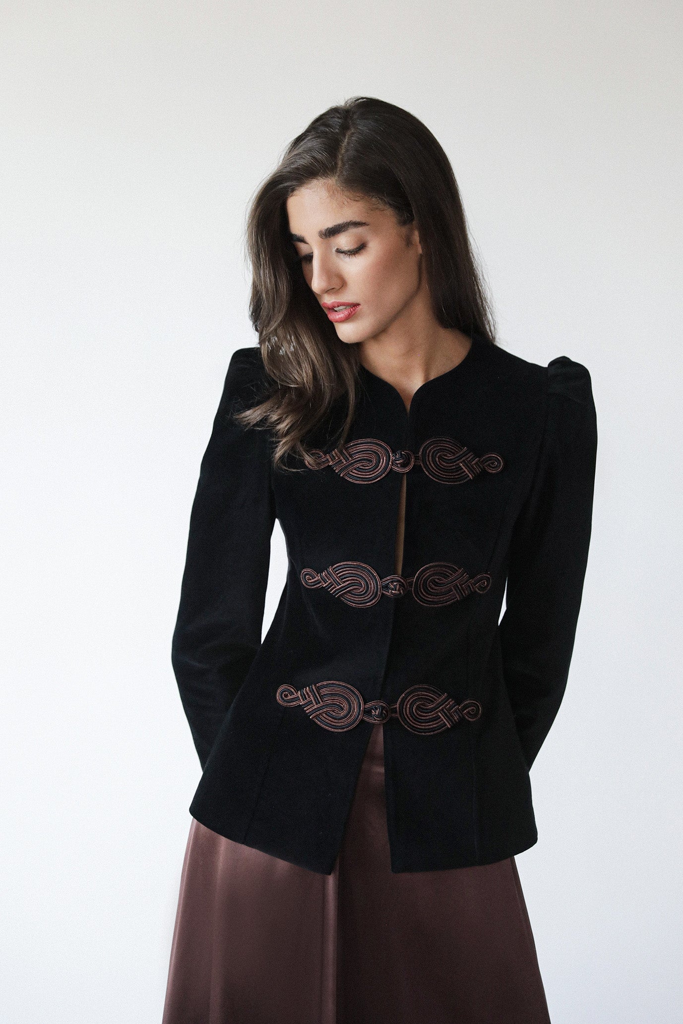 Coco Jacket - Black by Rosewater House